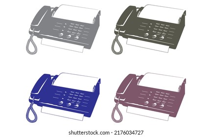 560 Fax Machine Drawing Images, Stock Photos & Vectors | Shutterstock