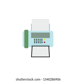 Fax Print Machine Symbol Vector Icon Stock Vector (Royalty Free ...