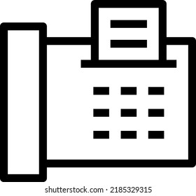 Fax Vector Illustration On Transparent Backgroundpremium Stock Vector ...