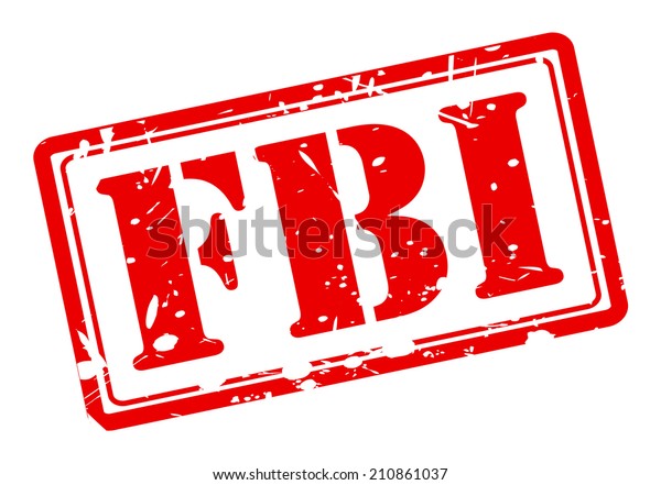 FBI, 흰색 바탕에 붉은 우표 텍스트 스톡 벡터(로열티 프리) 210861037 | Shutterstock