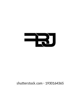 Fbj Letter Original Monogram Logo Design: เวกเตอร์สต็อก (ปลอดค่า ...