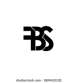 Fbs Letter Original Monogram Logo Design Stock Vector (Royalty Free ...