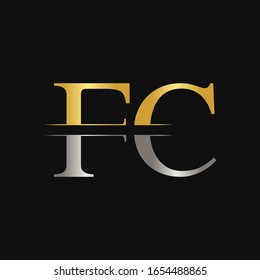 Fc Letter Type Logo Design Vector: เวกเตอร์สต็อก (ปลอดค่าลิขสิทธิ์ ...
