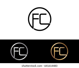 Fc Logo Letter Design Vector Red Stock Vector (Royalty Free) 641614483 ...