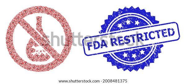 Fda Restricted Unclean Seal Imitation Vector Stock Vector (Royalty Free ...