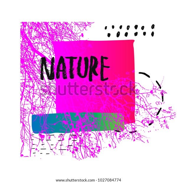 Fearless Abstract Quote Lettering Calligraphy Inspiration Stock Vector ...
