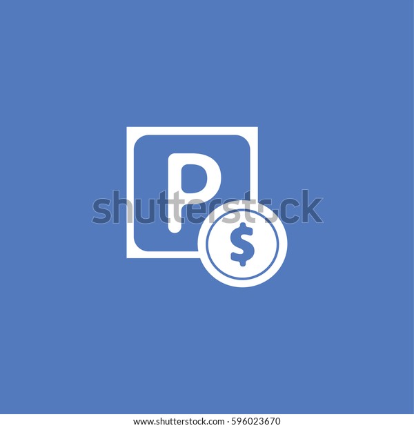 Fee Parking Icon Illustration Isolated Vector Stock Vector (Royalty ...