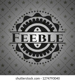 Feeble Realistic Dark Emblem Stock Vector (Royalty Free) 1274793040 ...