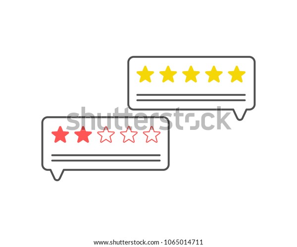 Feedback Customer Review Communication Symbol Concept Stock Vector ...