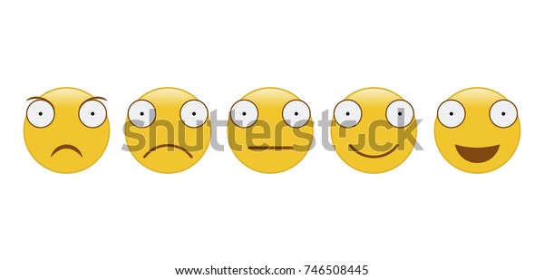 Feedback Emoticon Emoji Smile Icon Vector: เวกเตอร์สต็อก (ปลอดค่า ...