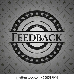 Feedback Realistic Black Emblem Stock Vector (Royalty Free) 738519046 ...