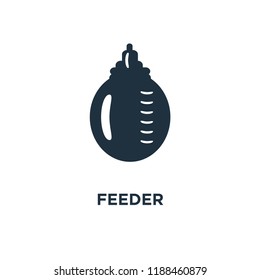 Feeder Icon Black Filled Vector Illustration Stock Vector (Royalty Free ...