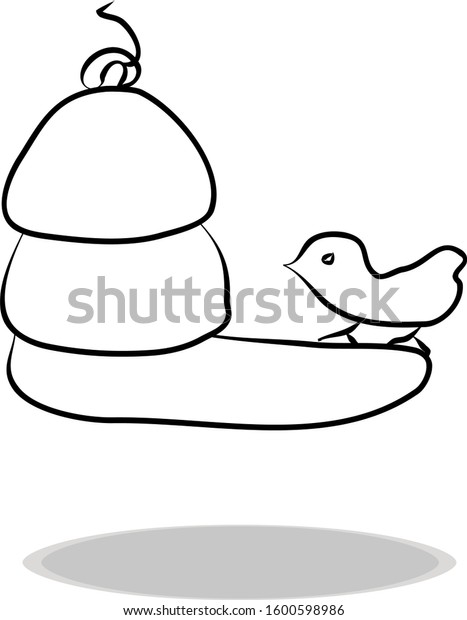 Feeding Trough Icon Vector Hand Drawing Stock Vector (Royalty Free ...