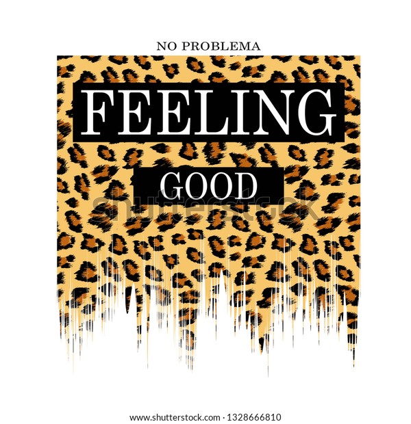 Feeling Good Slogan Tshirt Printing Design Stock Vector (Royalty Free ...