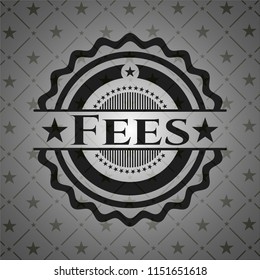 Fees Black Badge Stock Vector (Royalty Free) 1151651618 | Shutterstock