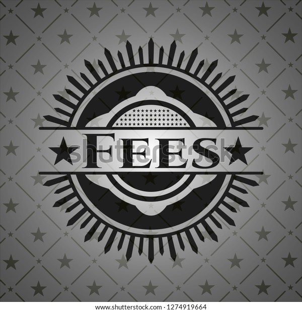 Fees Black Badge Stock Vector (Royalty Free) 1274919664 | Shutterstock