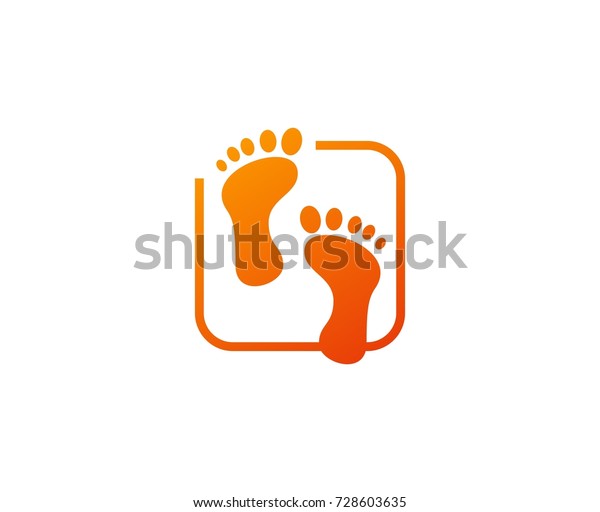Feet Logo Stock Vector (Royalty Free) 728603635 | Shutterstock
