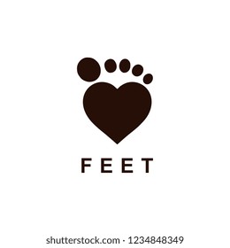 Feet Logo Template Stock Vector (Royalty Free) 1234848349 | Shutterstock