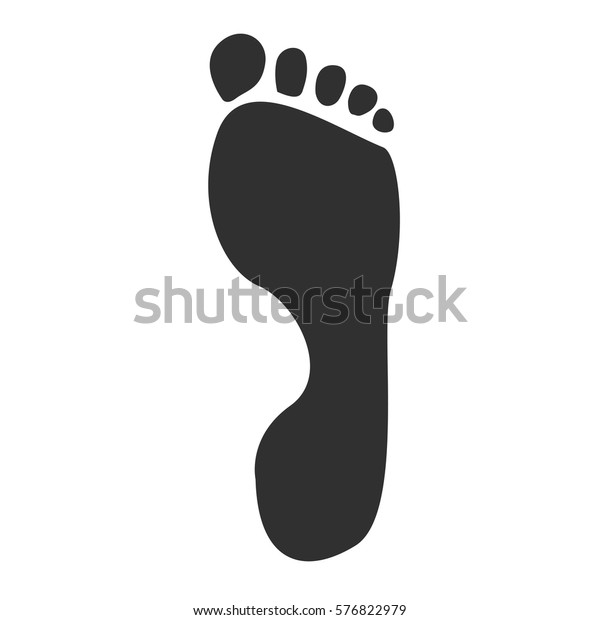 Feet Symbol Stock Vector (Royalty Free) 576822979