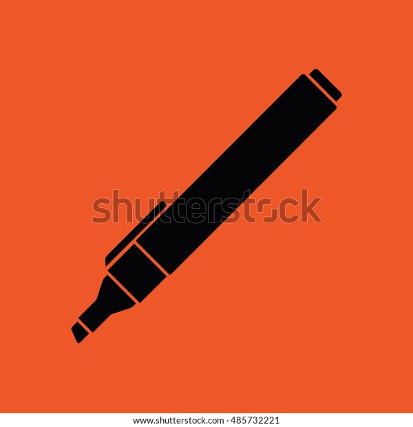Felt Pen Icon Vector Pencil Vector Stock Vector (Royalty Free ...