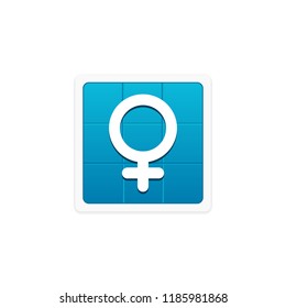Female App Icon Stock Vector (Royalty Free) 1185981868 | Shutterstock