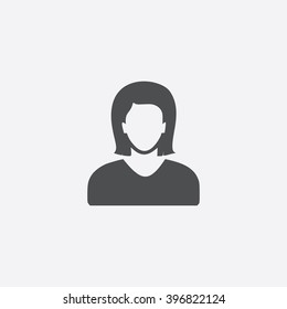 Female Avatar Icon Stock Vector (Royalty Free) 1178567290