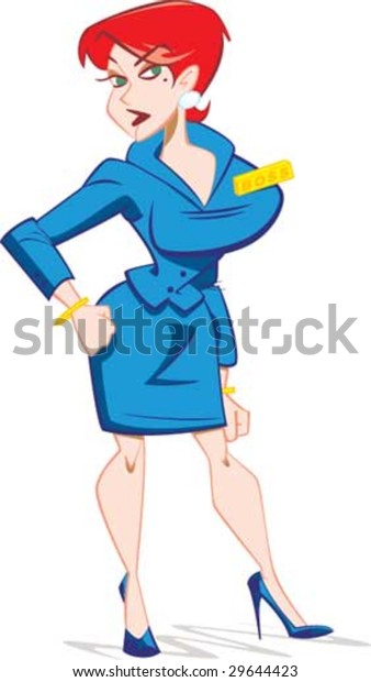 Female Boss Stock Vector (Royalty Free) 29644423 | Shutterstock