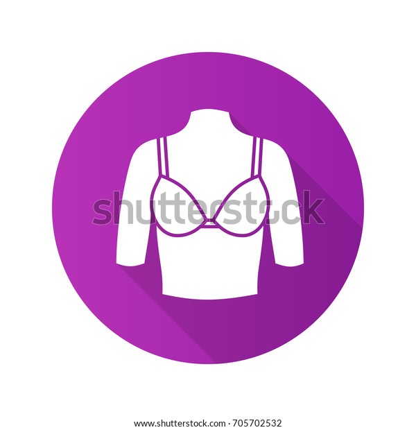 Female Breast Flat Design Long Shadow Stock Vector (Royalty Free) 705702532 Female Breast Flat Design Long Shadow Stock Vector (Royalty Free) 705702532