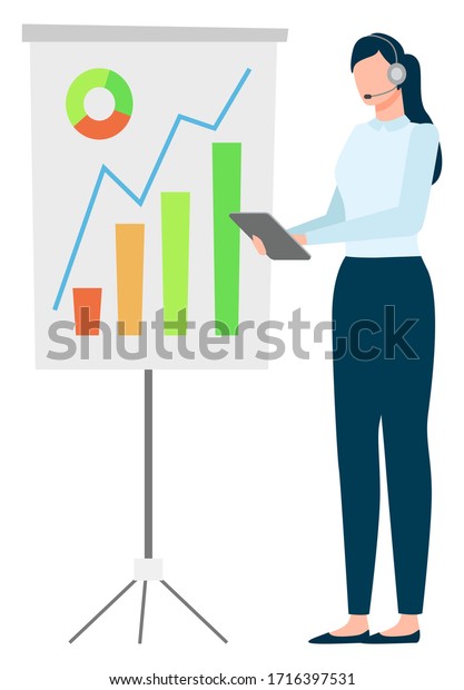 Female Character Work Vector Isolated Woman Stock Vector (Royalty Free ...