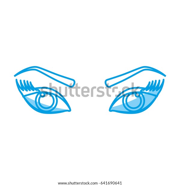 Female Eye Icon Stock Vector (Royalty Free) 641690641 | Shutterstock