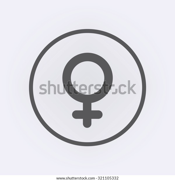Female Icon Circle Vector Illustration Stock Vector (Royalty Free ...