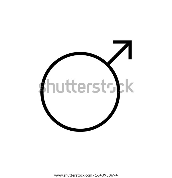 Female Line Art Vector Icon Ui Stock Vector (Royalty Free) 1640958694 ...