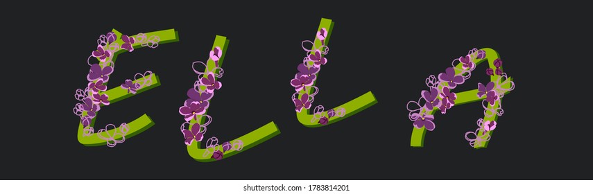 114 Name Ella Images, Stock Photos & Vectors | Shutterstock