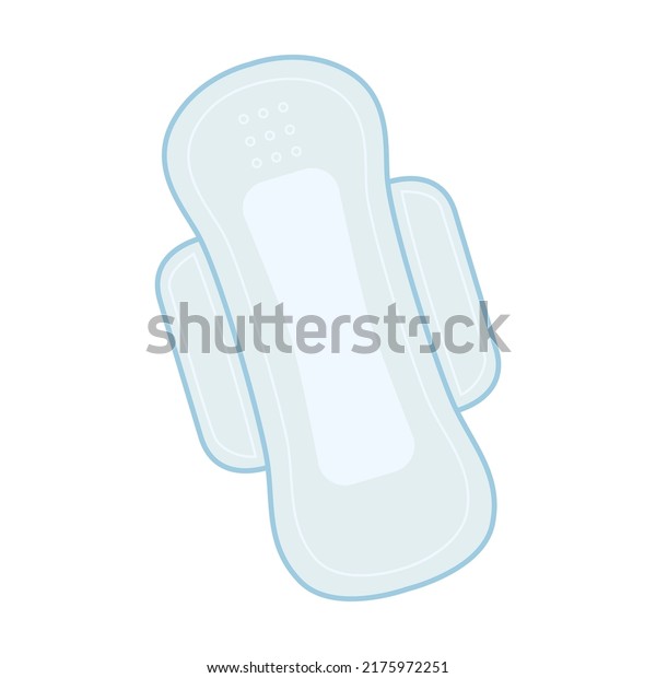 Female Pad Wingsmenstrual Cycle Flat Icon Stock Vector (Royalty Free ...