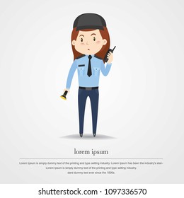 15,075 Female security officer Images, Stock Photos & Vectors ...