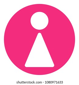 Female Symbol Vector Icon Stock Vector (Royalty Free) 1080971633 ...