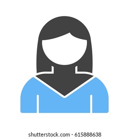 Female User Stock Vector (Royalty Free) 615888638 | Shutterstock