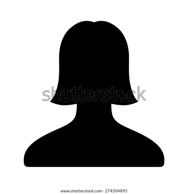 Female User Account User Profile Flat Stock Vector (Royalty Free) 274504895