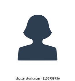 Female User Icon Stock Vector (Royalty Free) 1155959956 | Shutterstock