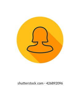 Female User Icon Stock Vector (Royalty Free) 426892096 | Shutterstock