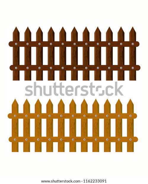 Fence Set Illustration Stock Vector (Royalty Free) 1162233091 ...