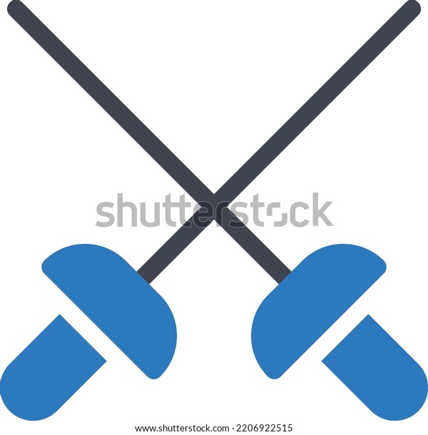 Fencing Vector Illustration On Transparent Background Stock Vector ...
