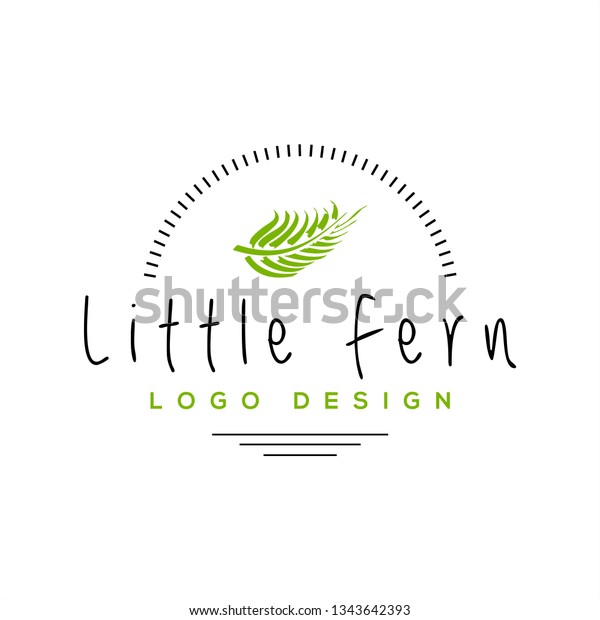 Fern Leaf Logo Design Inspiration Logo Stock Vector (Royalty Free ...