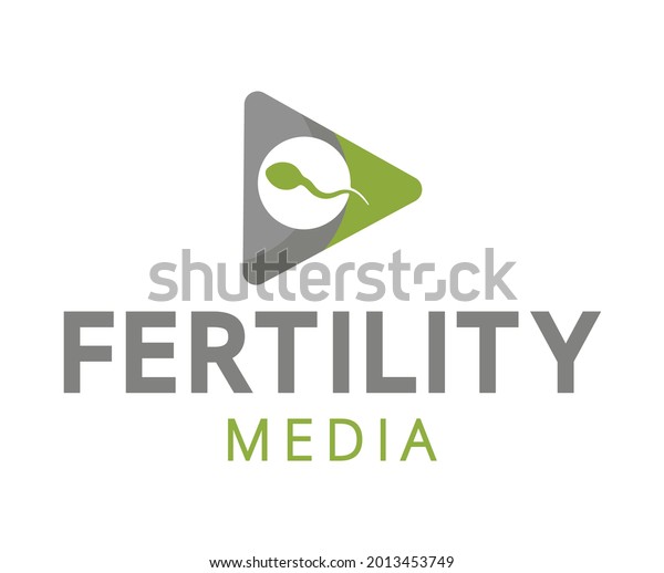 Fertility Media Vector Logo Design Concept Stock Vector (Royalty Free ...