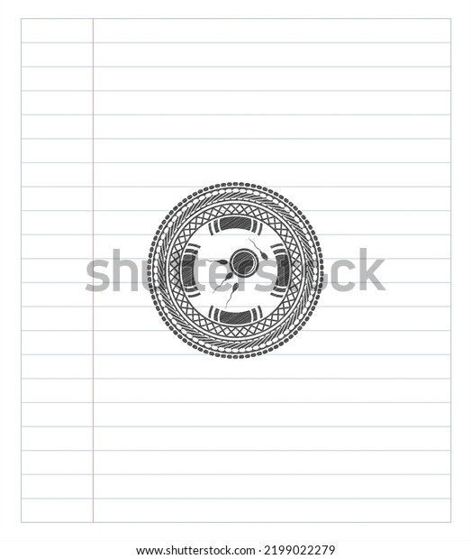 Fertilization Icon Pencil Draw Vector Illustration Stock Vector ...