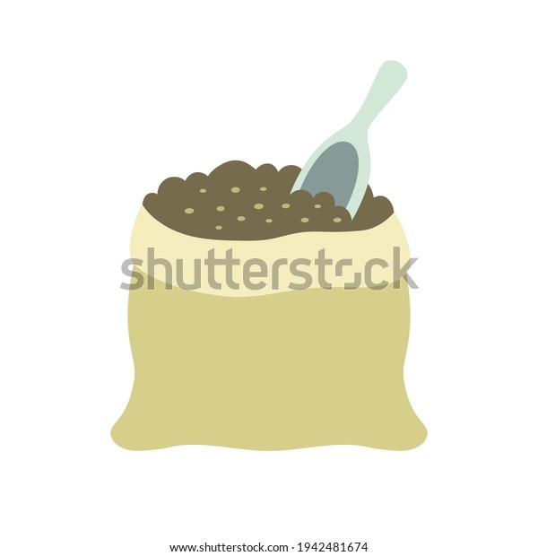 Fertilizer Soil Sack Icon Cartoon Vector Stock Vector (Royalty Free ...