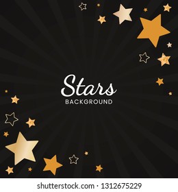 Festive Stars Background Design Vector Stock Vector (Royalty Free ...