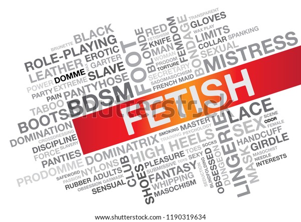 Fetish Word Collage