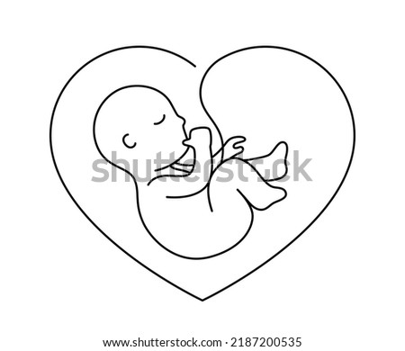 Baby Outline | Free download on ClipArtMag