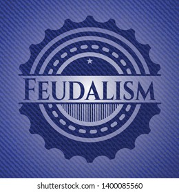 Feudalism Emblem Jean Background Vector Illustration Stock Vector ...